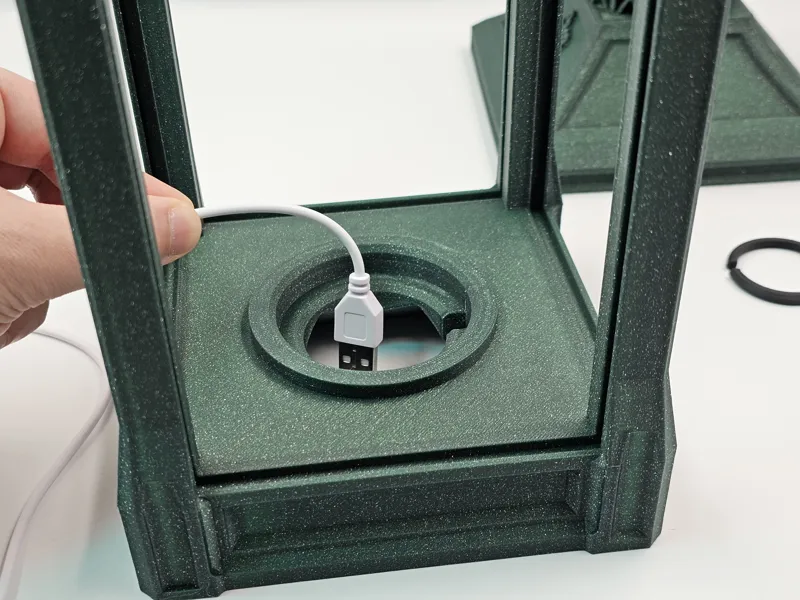 Arctic Glow Christmas Lantern (Bambu lab led lamp kit 001 compatible ...