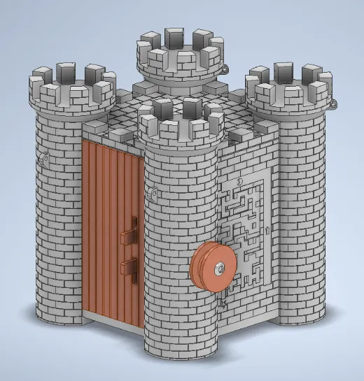PuzzleBox - Castle Theme - Free 3D Print Model - MakerWorld