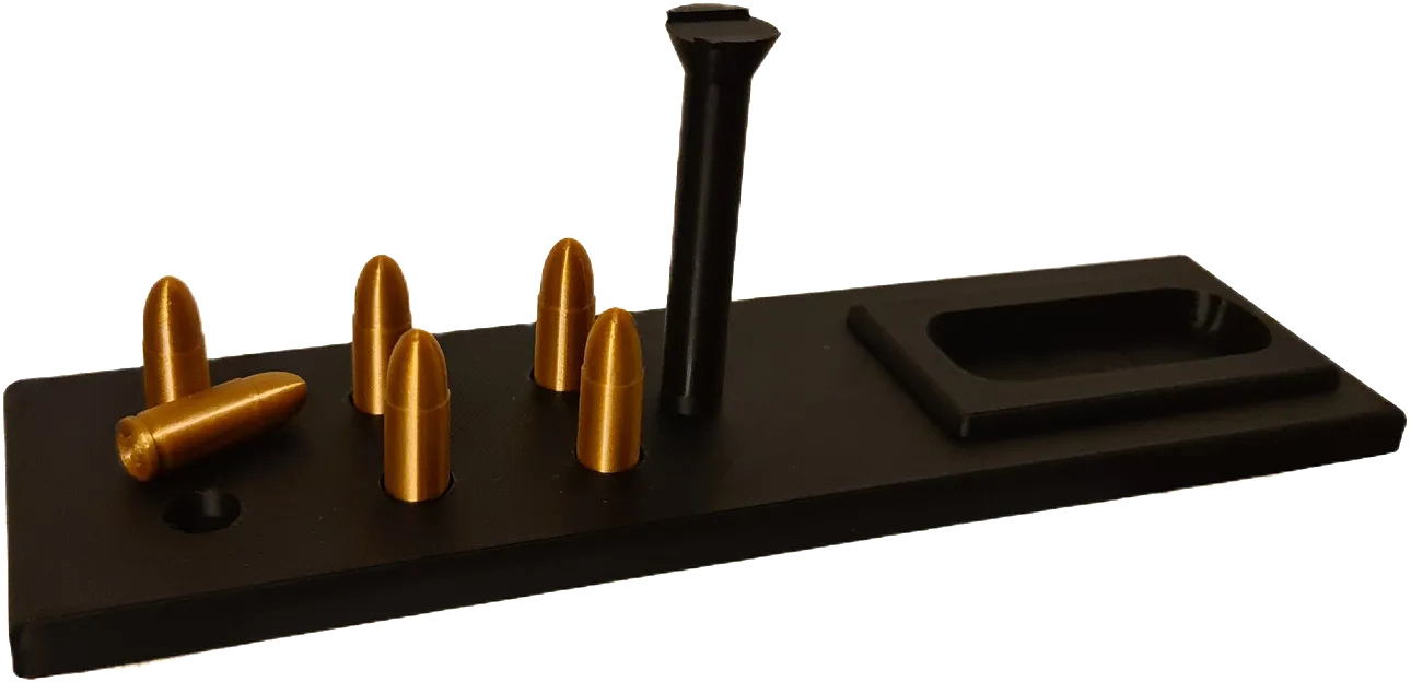 Stand 9mm Simple Concept Pistol Remixed by gogo3D MakerWorld: Download ...