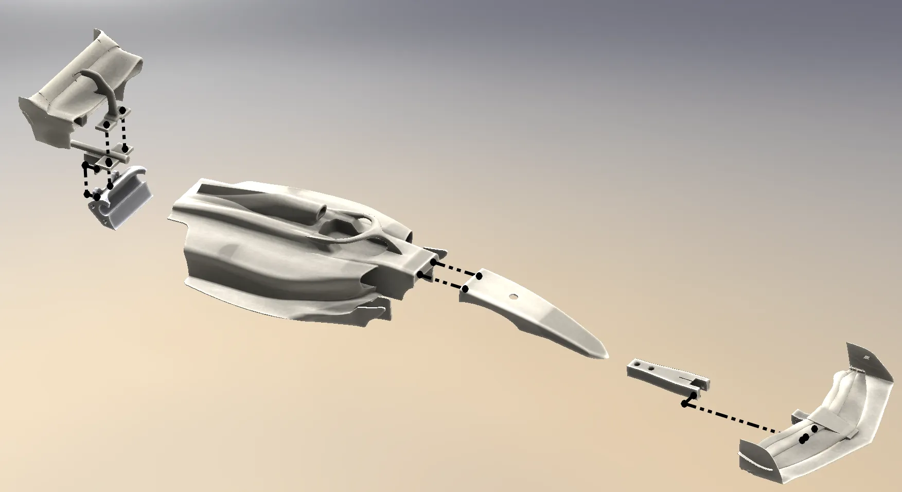 Mercedes W14 F1 Body for HPD EVO 3 by juanmedinar20 MakerWorld ...