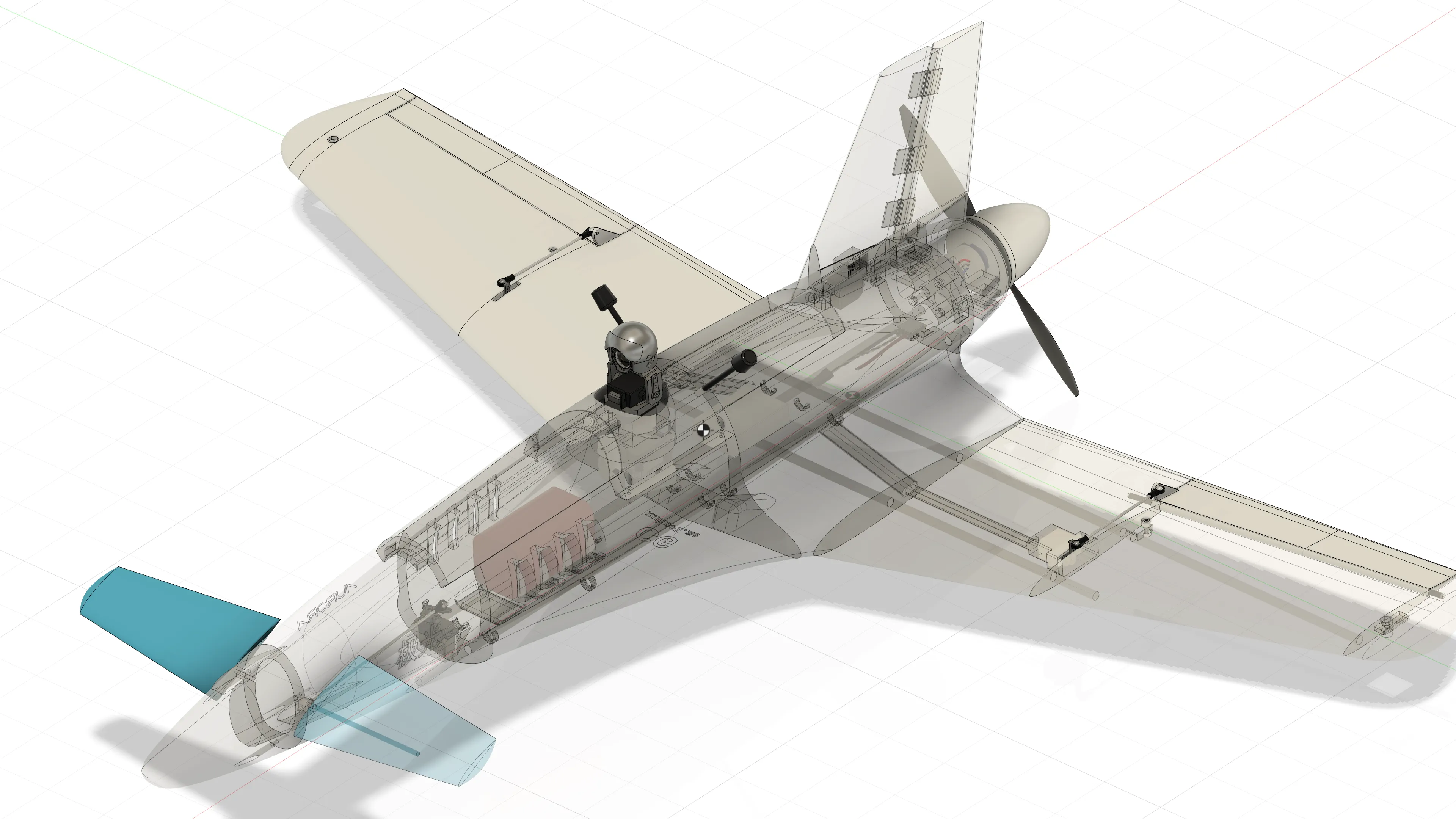 Aurora: Fixed-Wing FPV Cruiser by xuhao3e8 MakerWorld: Download Free 3D ...