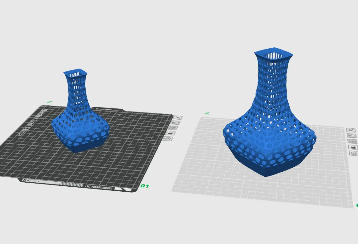 Voronoi Vases (small and big) by FlorinV - MakerWorld