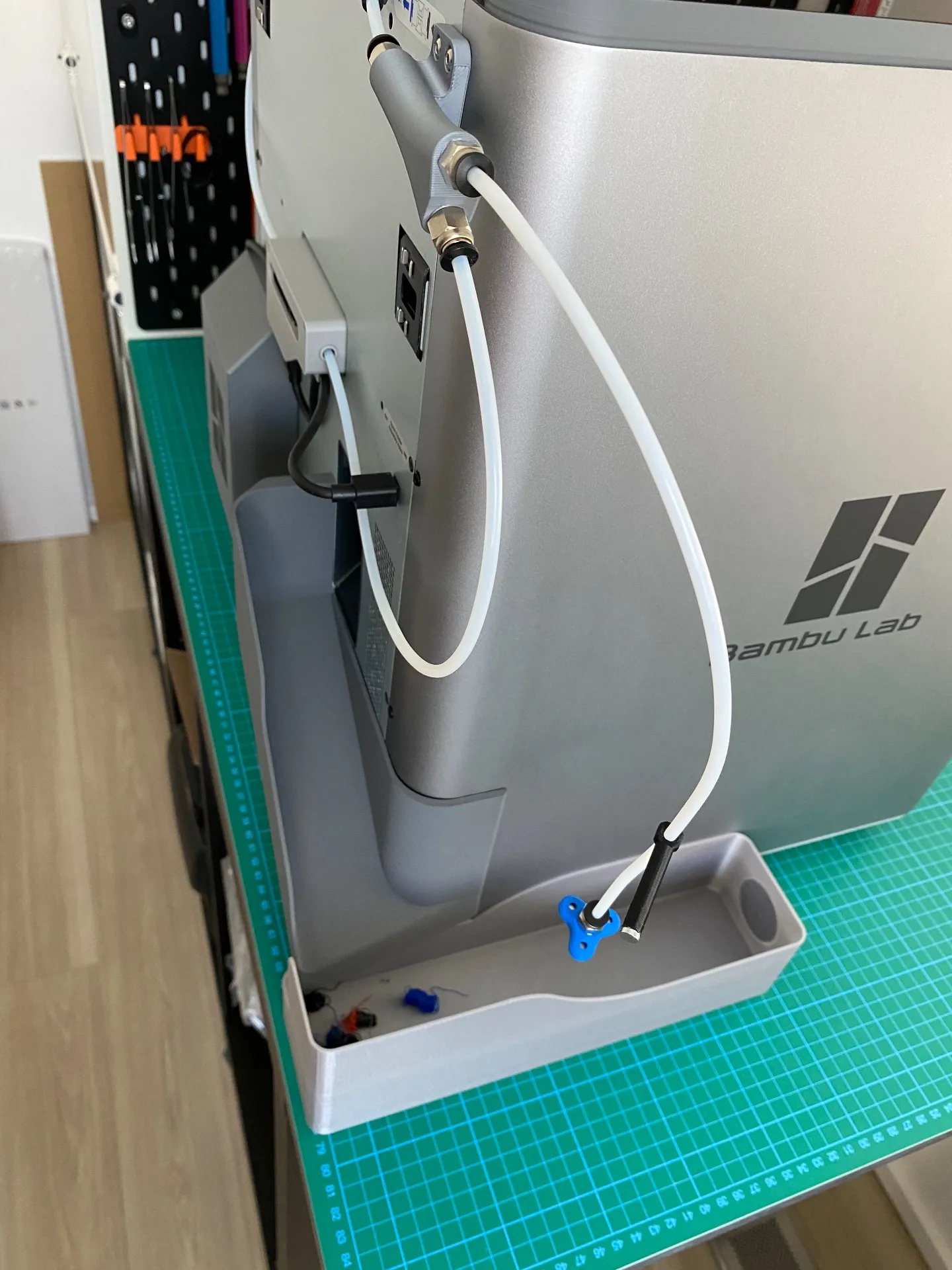 Magnetic Purge Poop Slide for Bambu Lab X1C / P1S (side collection of ...