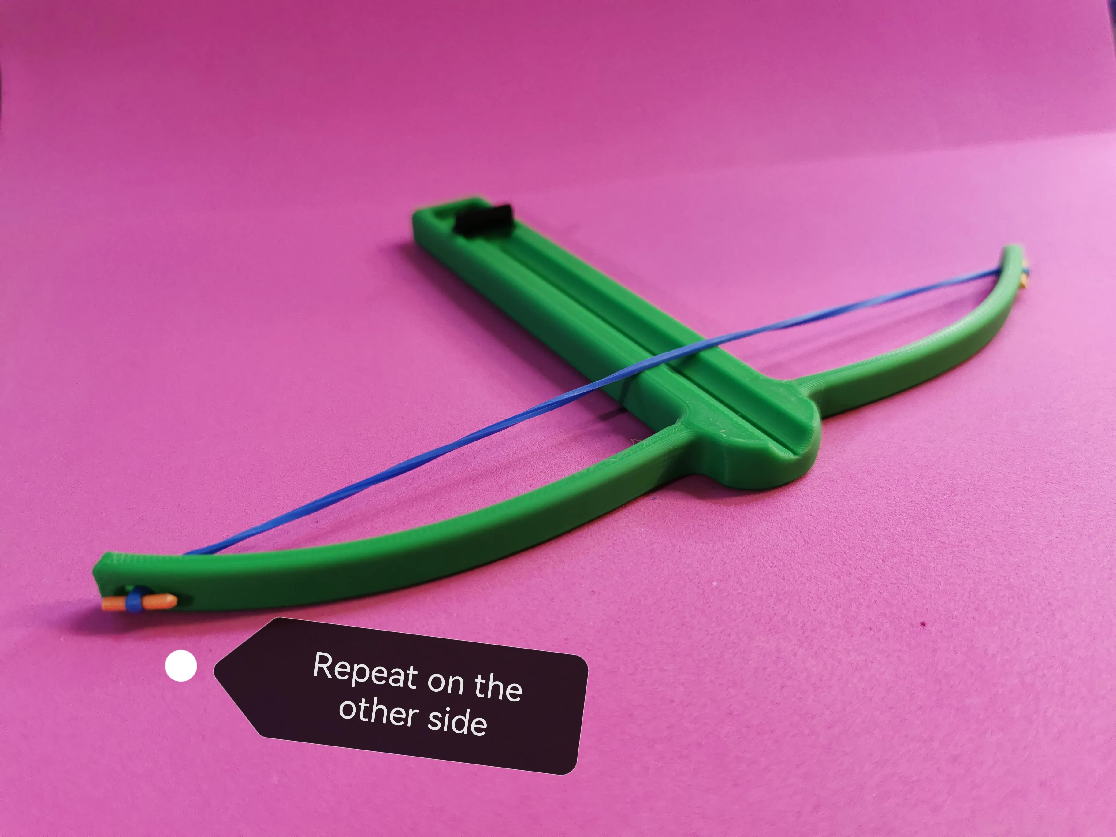 Rubber Band Crossbow - Print In Place - Easy Print - Free 3D Print ...