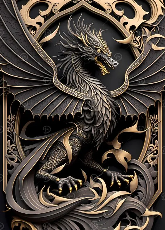 The Bronze Dragon | HueForge by Wall_Art_3D - MakerWorld