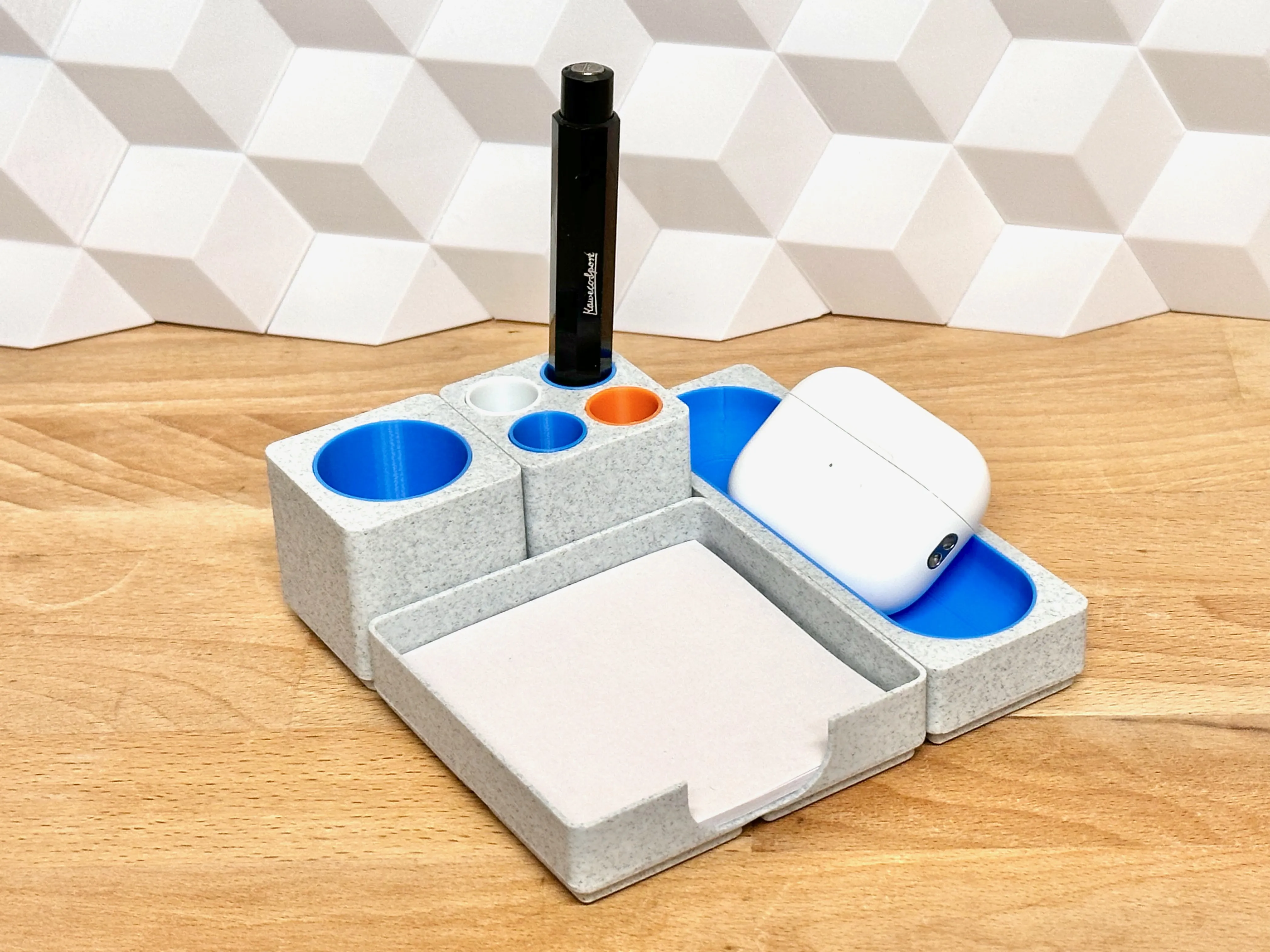 Gridfinity Pen Holder - Clean stand, ready to use by GlennovitS 3D MakerWorld: Download Free 3D ...