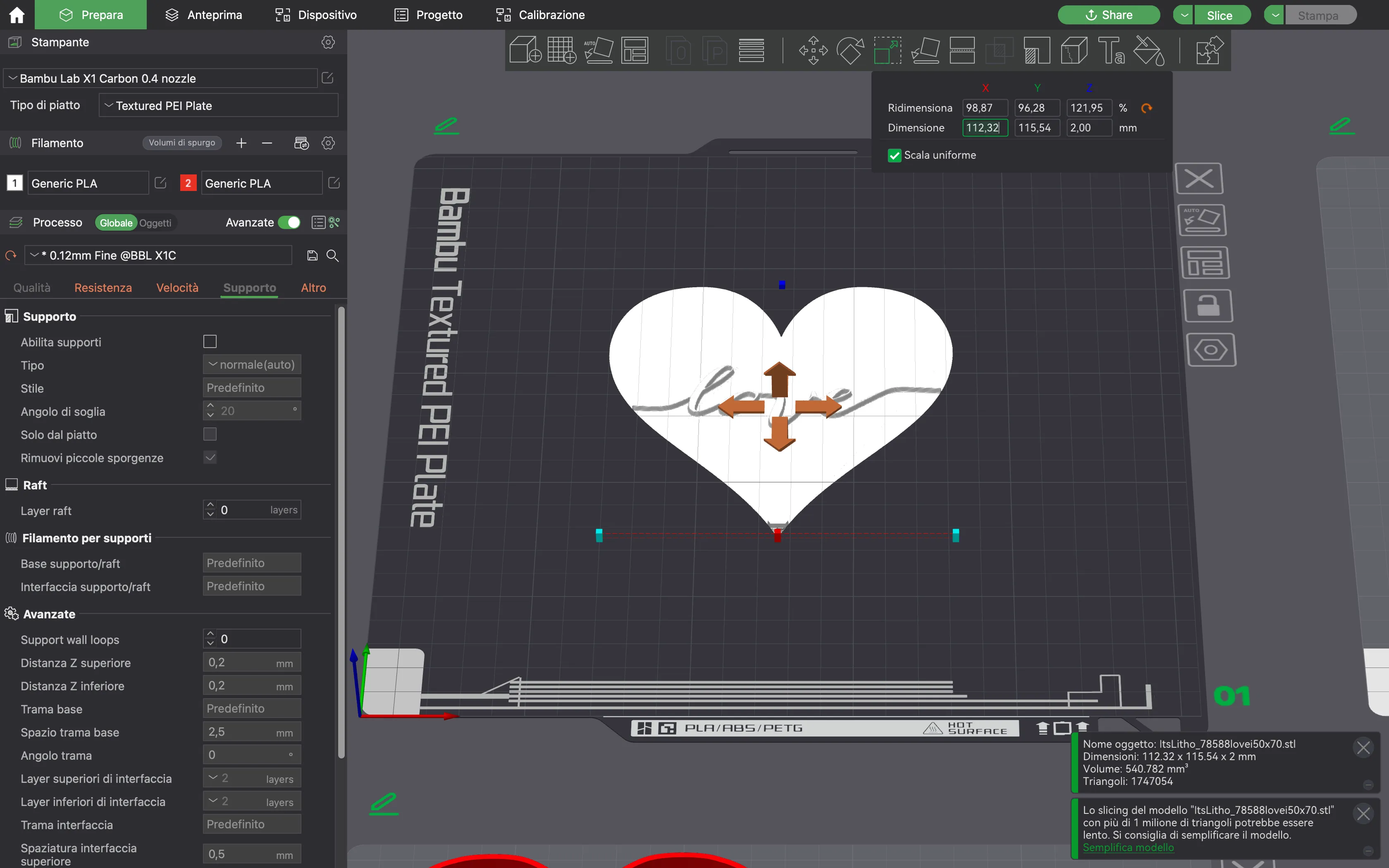 Love Valentine's Day Lithophane by 3Dlab - MakerWorld