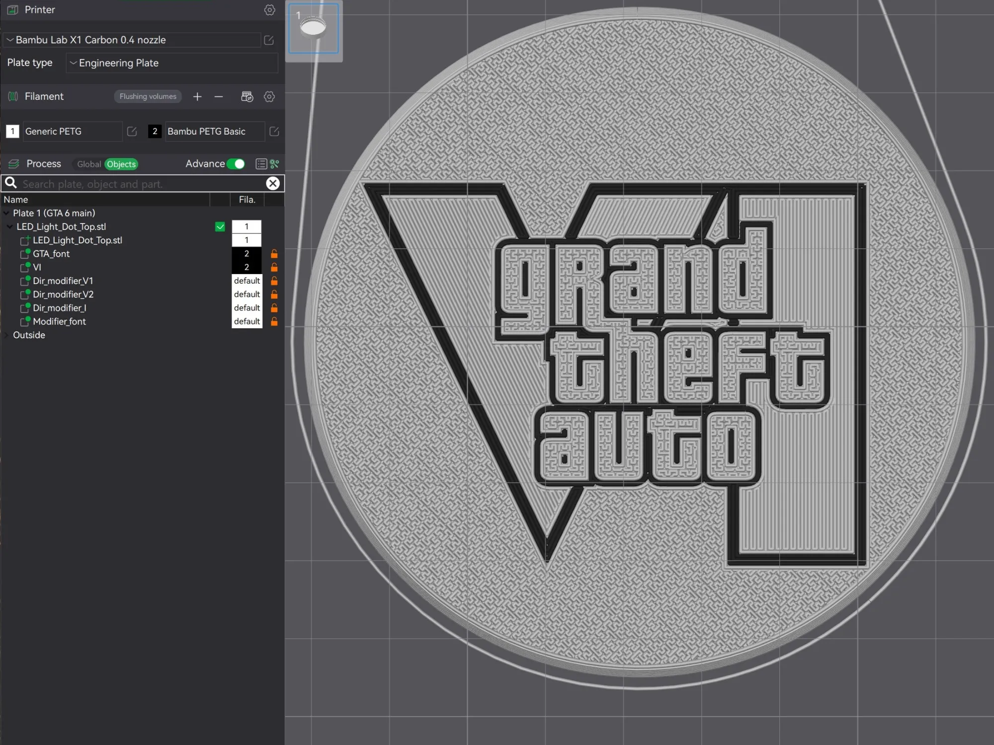 GTA themed LED signs by AMT_MW - MakerWorld