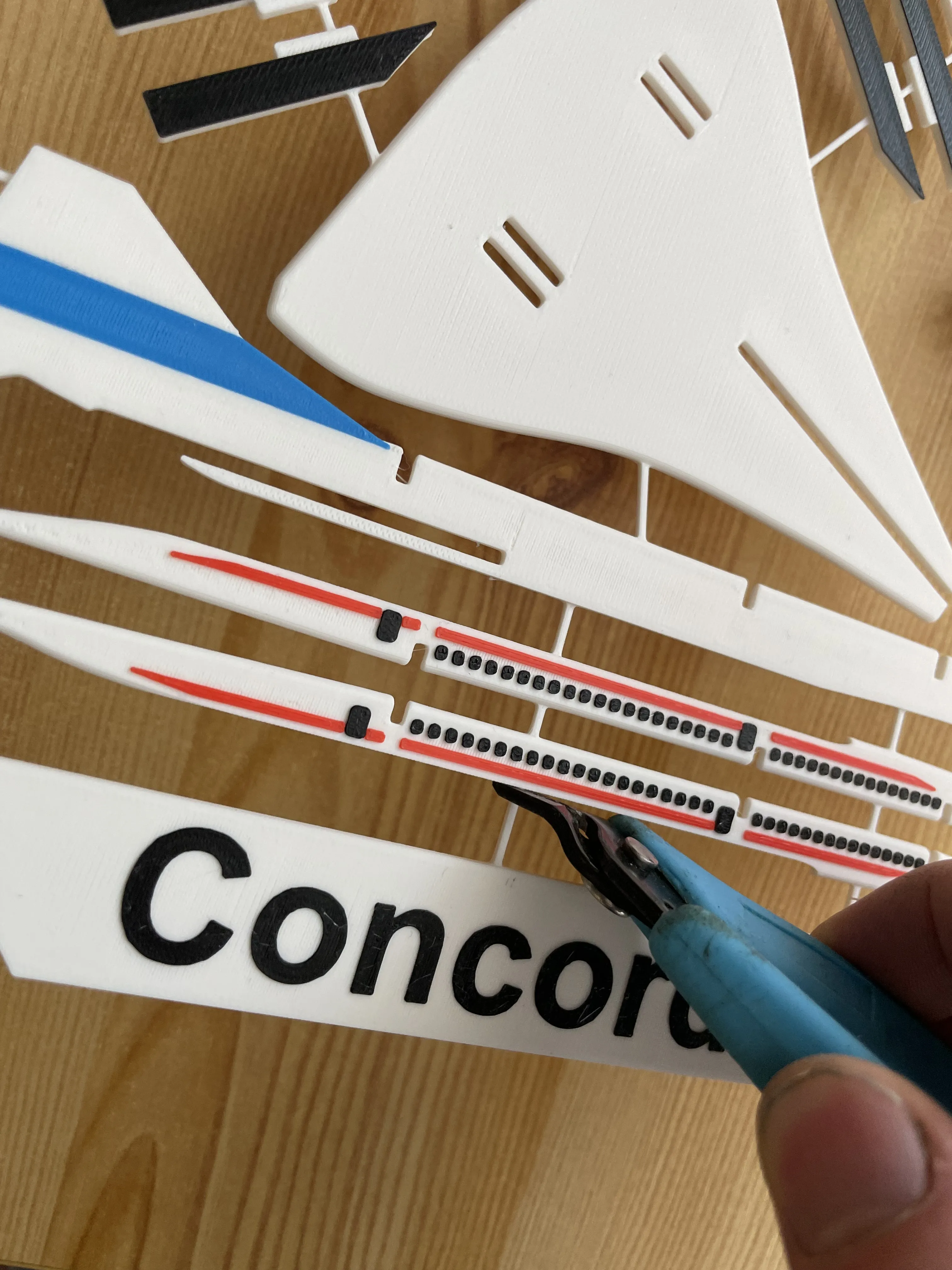 Concorde - Supersonic Aircraft Kit Card by soukup273 MakerWorld ...