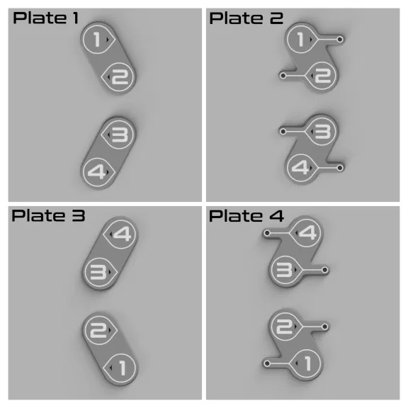 AMS Lite Numbers for A1 Top Mount Remixed by Wojciech Kawa - MakerWorld