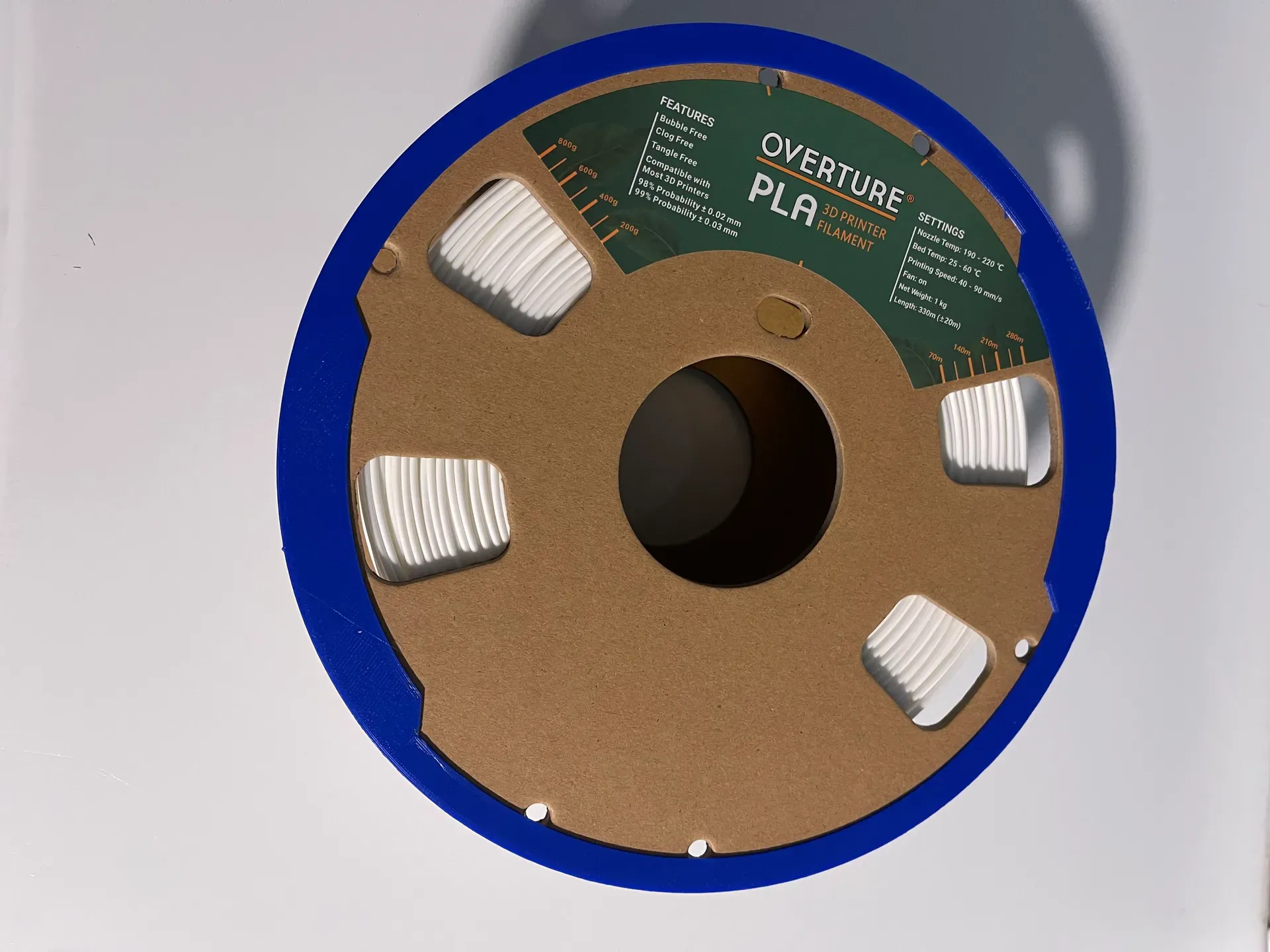 Overture Cardboard Spool Ring for AMS by Chamomile_3D - MakerWorld