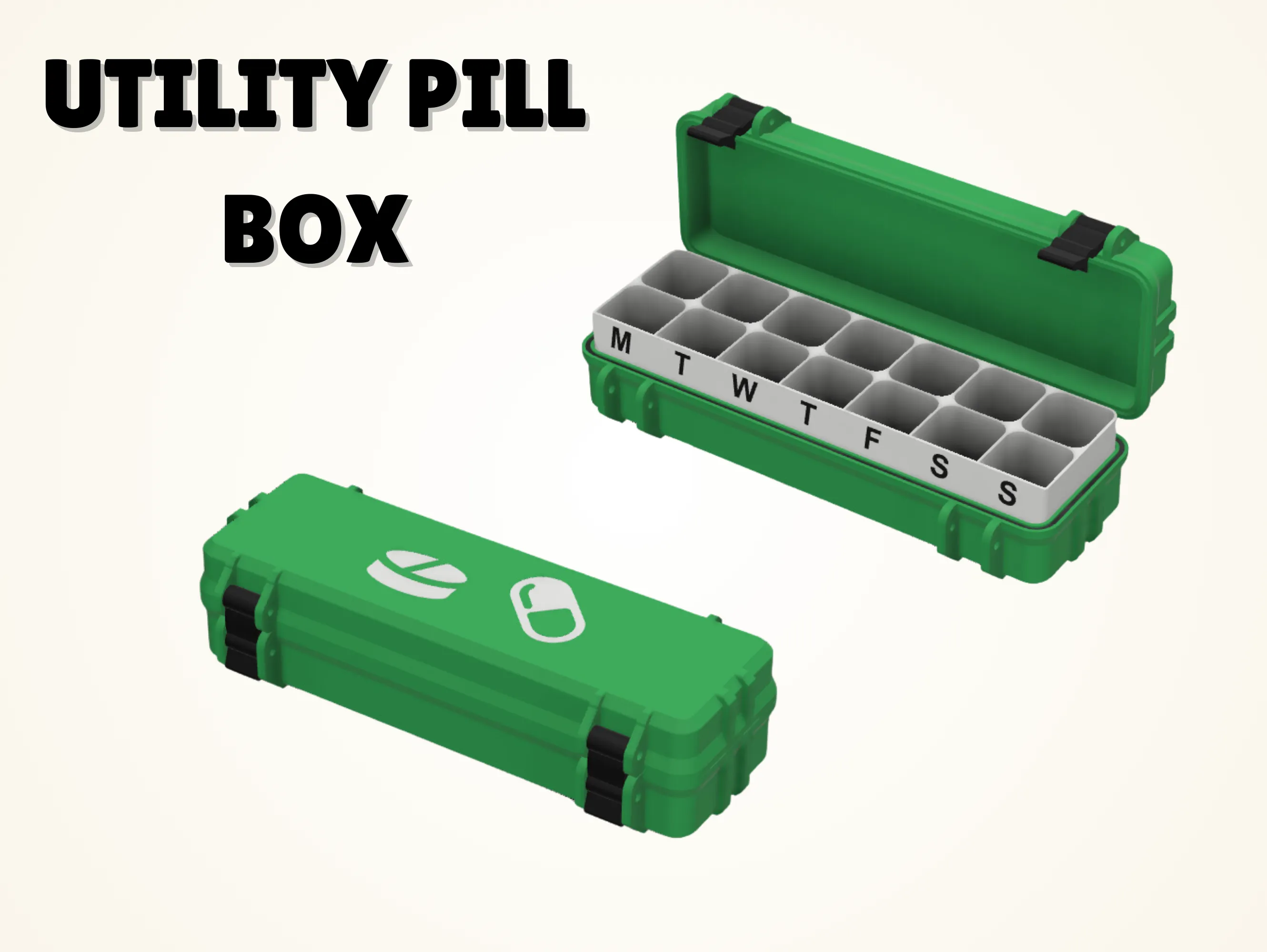 The Pill Bottle With A Secret - Stackable by Catherine Doucet ...