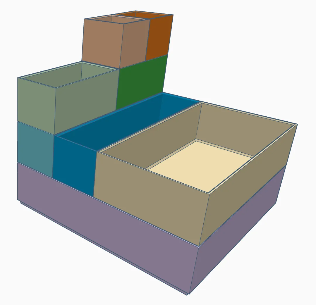 Stackable Organizer Boxes - Free 3D Print Model - MakerWorld