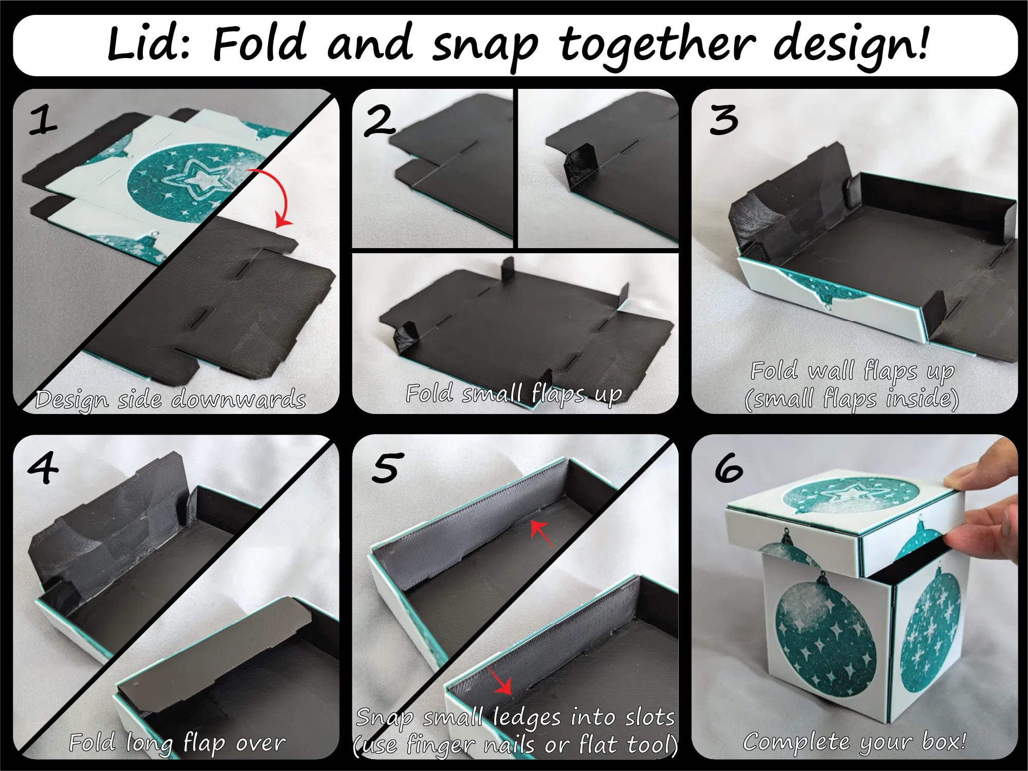 Foldable Gift Box Decorative by Procs Design MakerWorld: Download Free ...