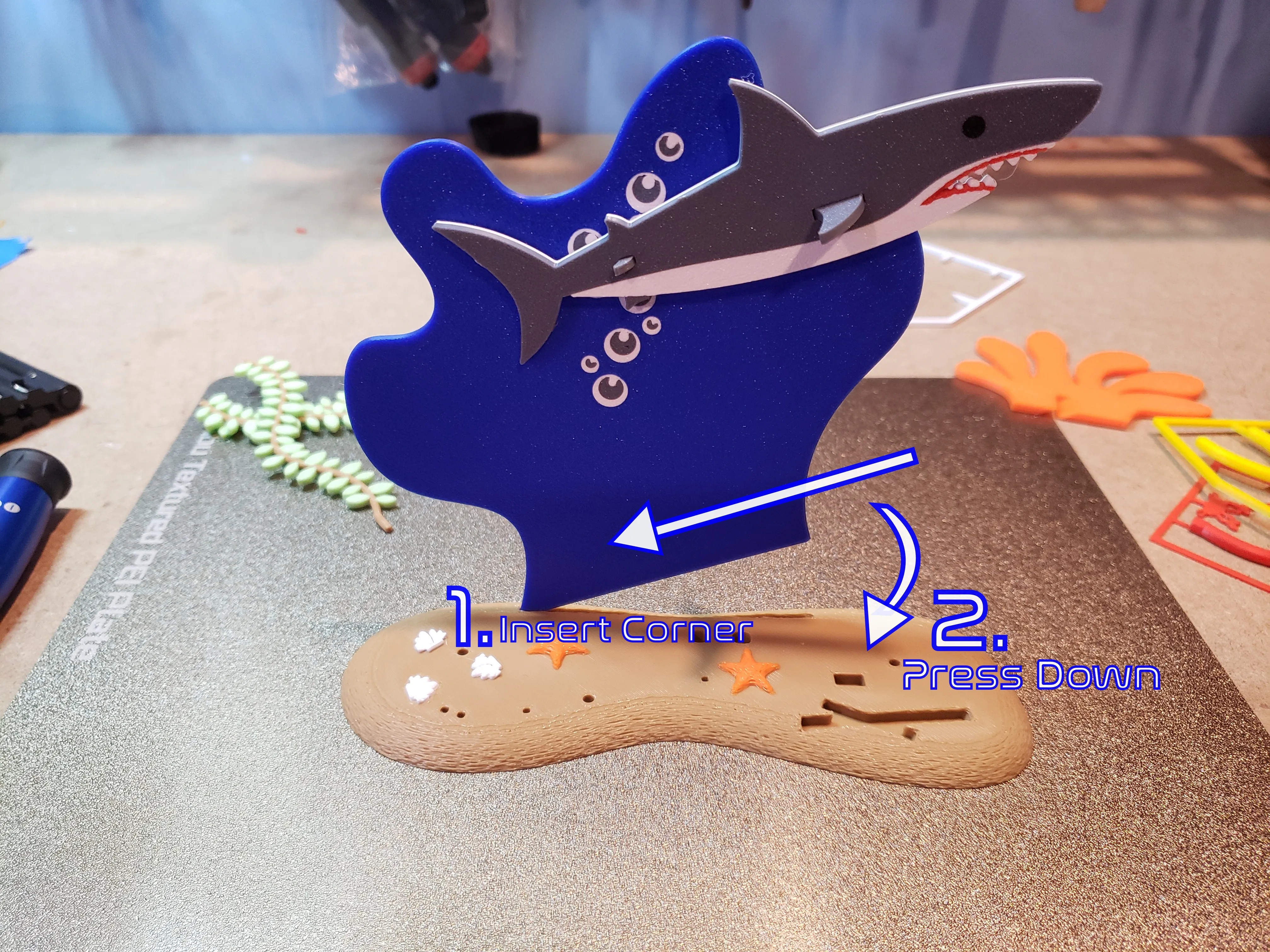 Desktop Reef #1 (Great White) by RynosaurusRex - MakerWorld