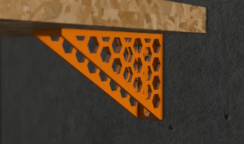 L-bracket and Clamp (U-bracket) for DIY OSB table by namepatrik ...
