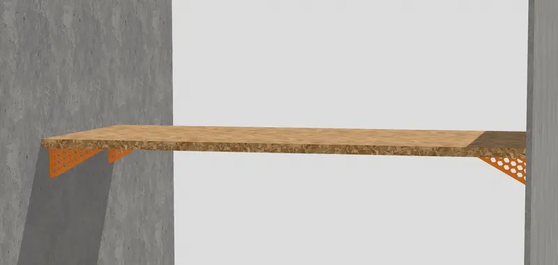 L-bracket and Clamp (U-bracket) for DIY OSB table by namepatrik ...