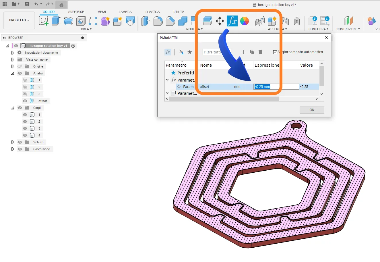 Hexagon rotation keychain Remixed by Mc2_project3D - MakerWorld