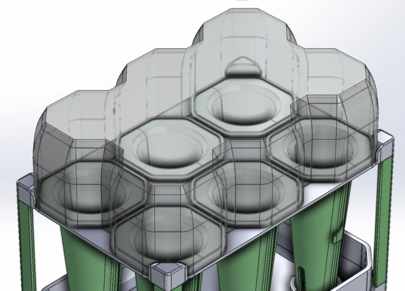 Self Watering Seed Starter/Planter with Splittable Pots and Greenhouse ...