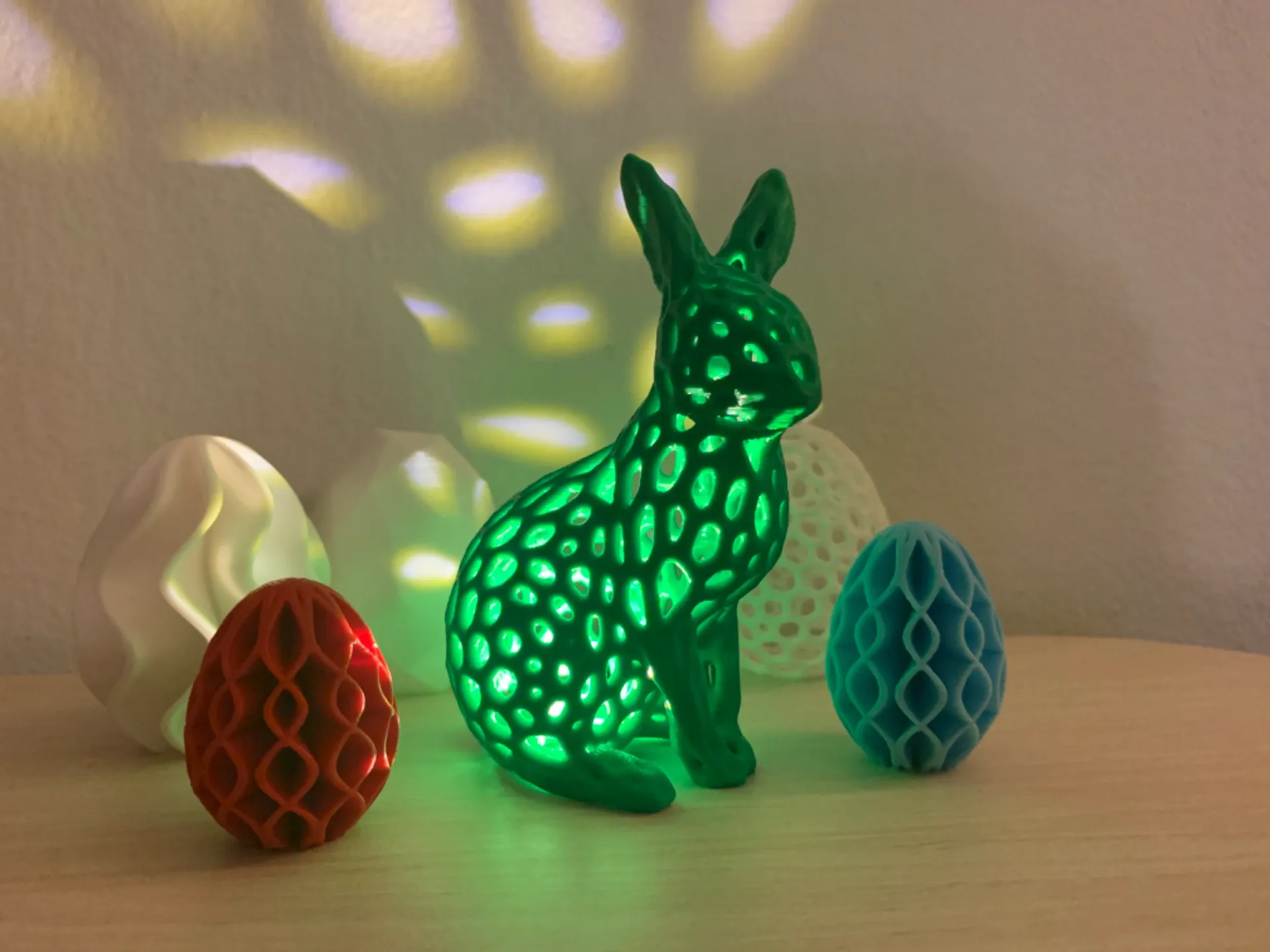 Easter Bunny Voronoi by Xeraj - MakerWorld