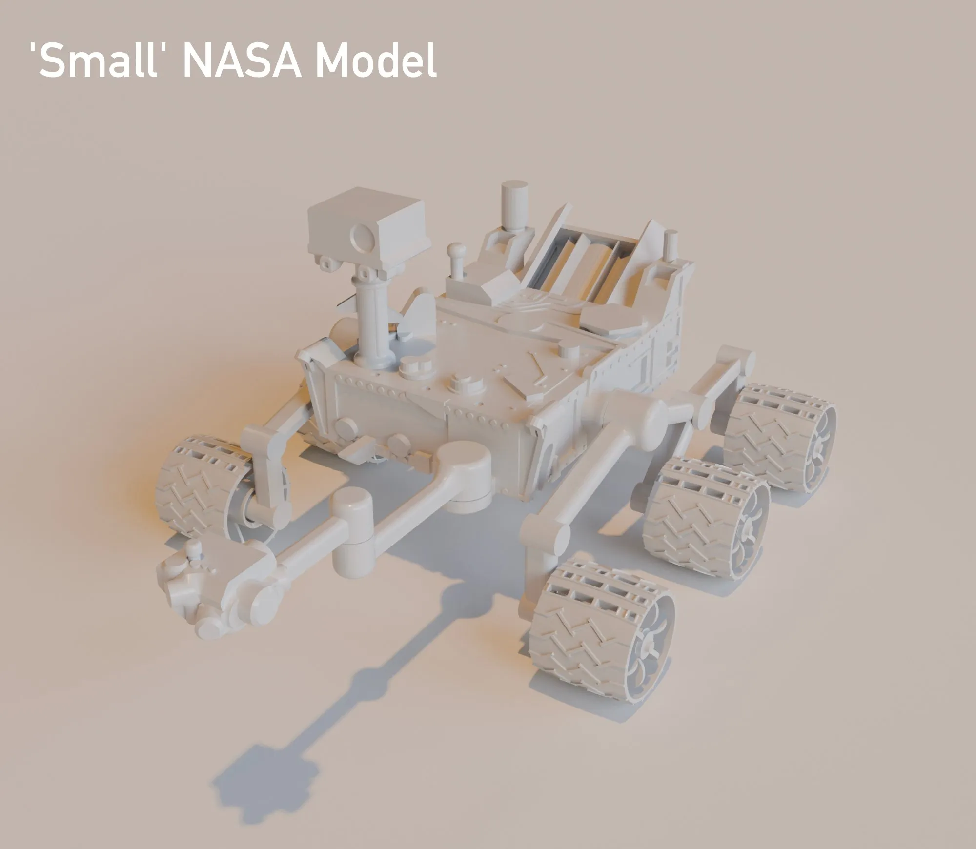 Mars Rover: Curiosity (Articulated) - Free 3D Print Model - MakerWorld