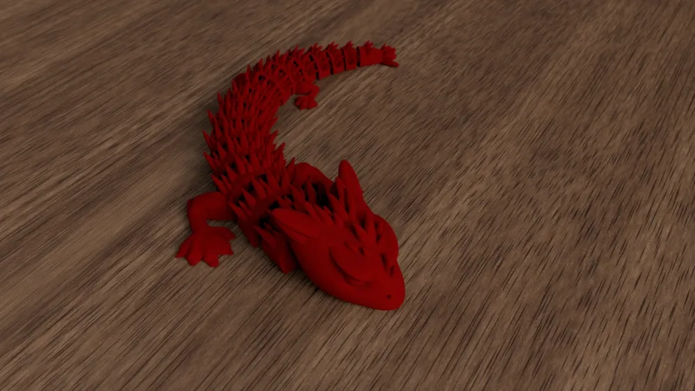 Flexi Baby dragon lizard by OrangeSs MakerWorld: Download Free 3D Models
