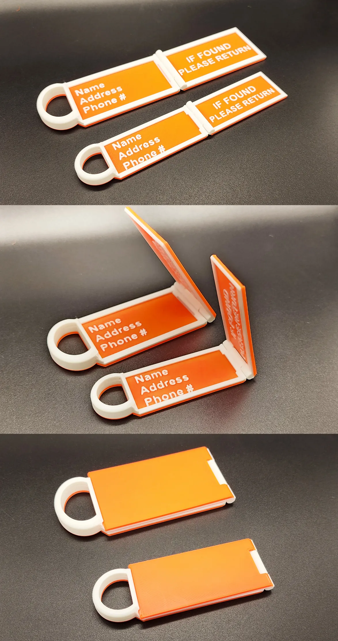 Snap-Shut Luggage Tags 2 Color by Triple G Workshop - MakerWorld