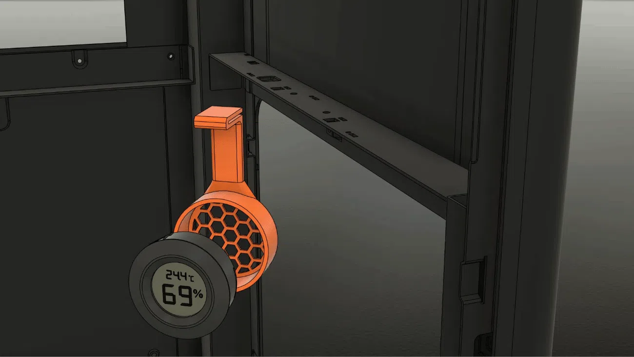 Printer Hygrometer/Thermometer Mount by SD4LABS - MakerWorld