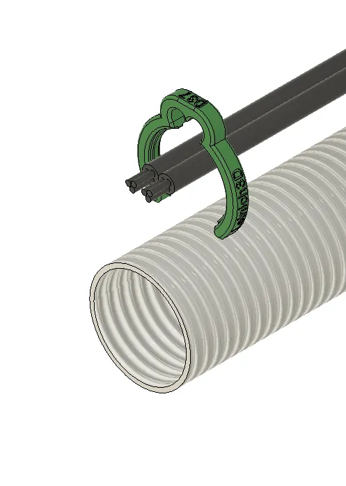 Leinich3d vacuum hose power cord cable clip by Leinich - MakerWorld