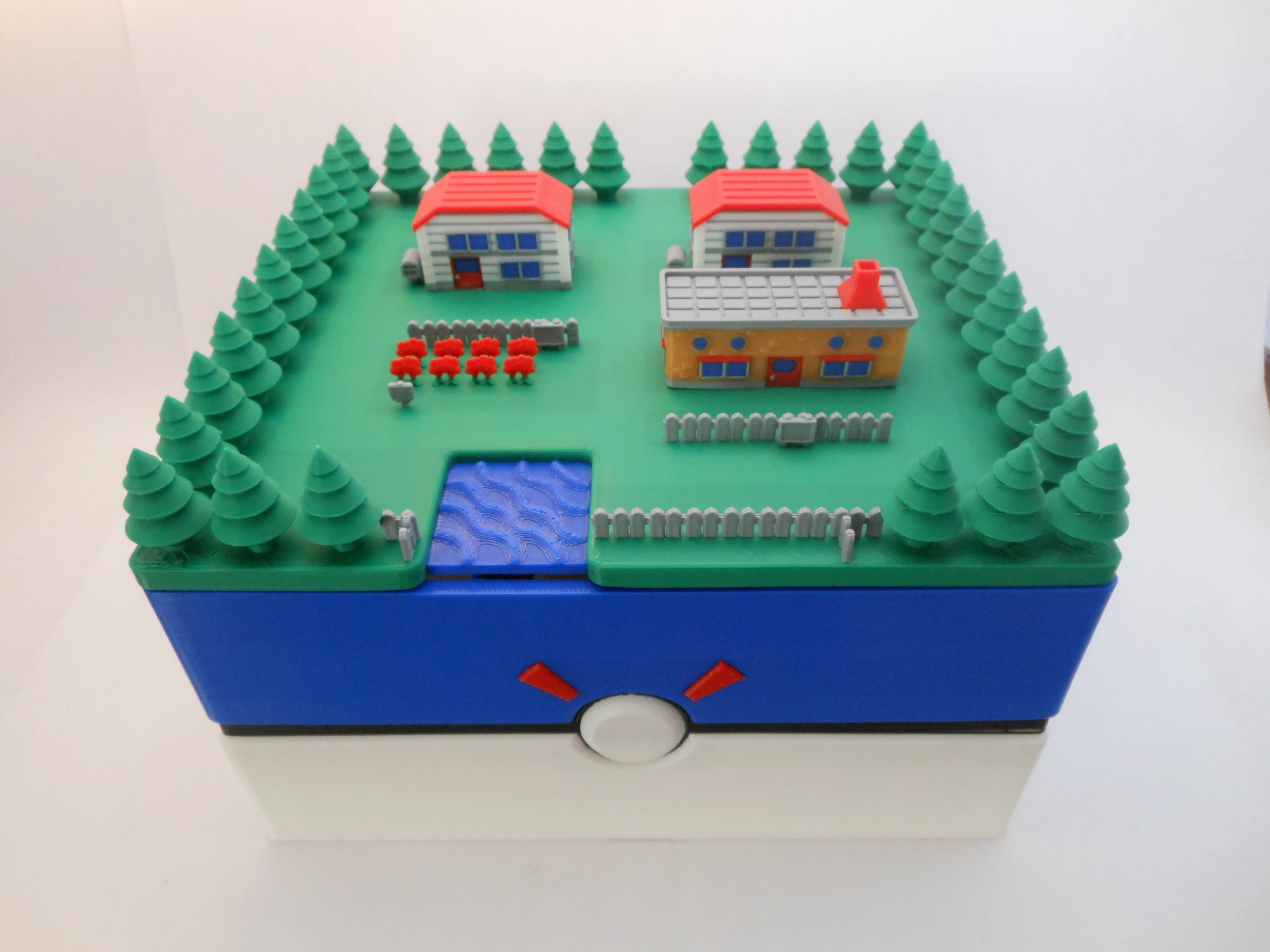 Pokemon Card Box (1500 cards) - Pallet Town art by 3DLion - MakerWorld