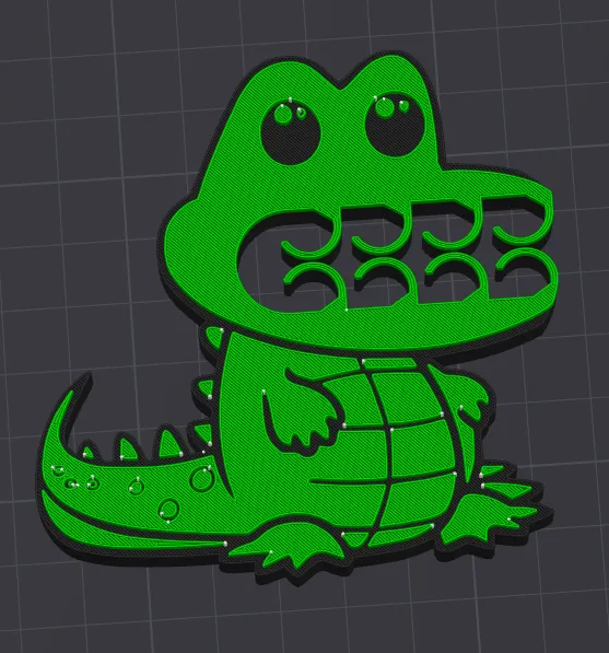 Alligator Chip Clip - Free 3D Print Model - MakerWorld