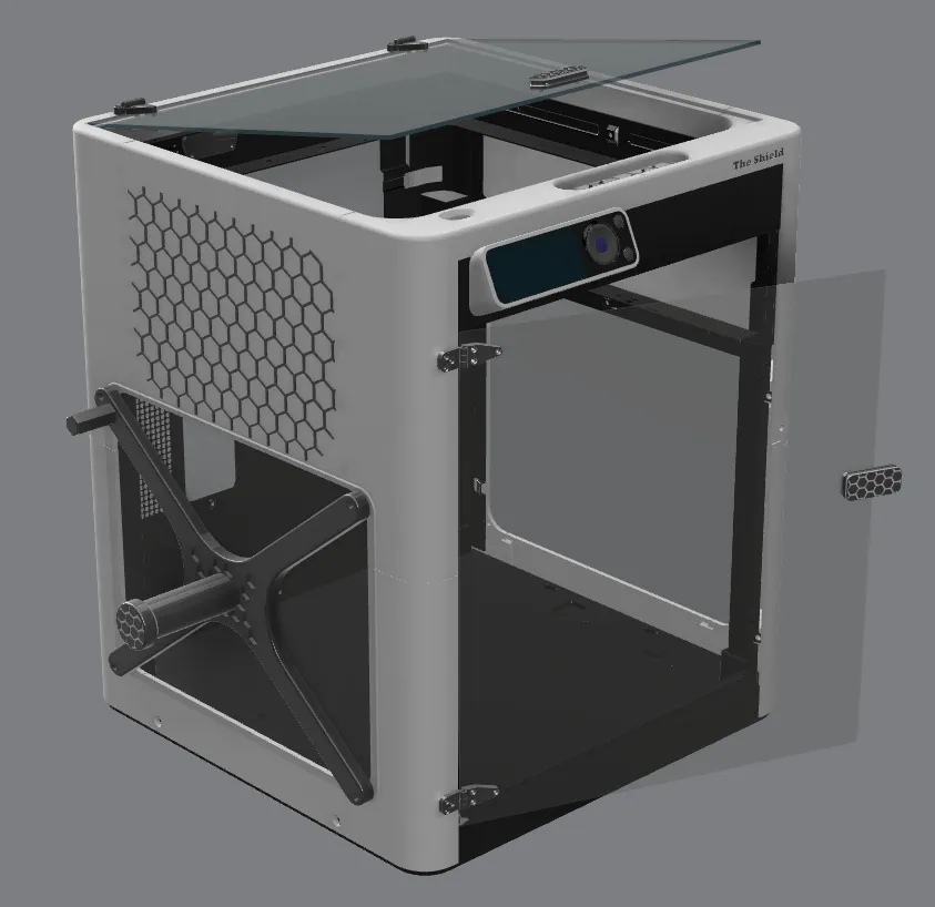 The Shield enclosure for Bambu lab P1P Remixed by Ch tis Makers ...