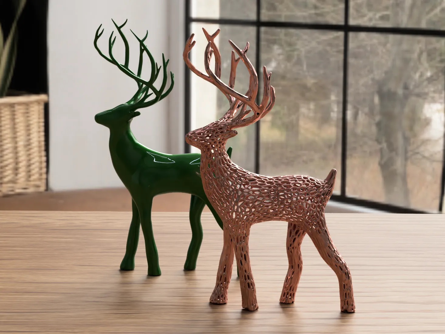 Christmas Deer Kit Card by SabreDesign MakerWorld: Download Free 3D Models