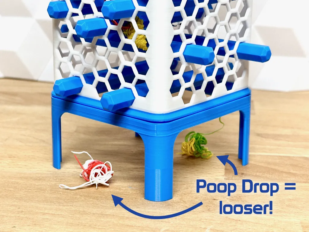 Poop Tower Game (purge escape - jenga style) by GlennovitS 3D - MakerWorld
