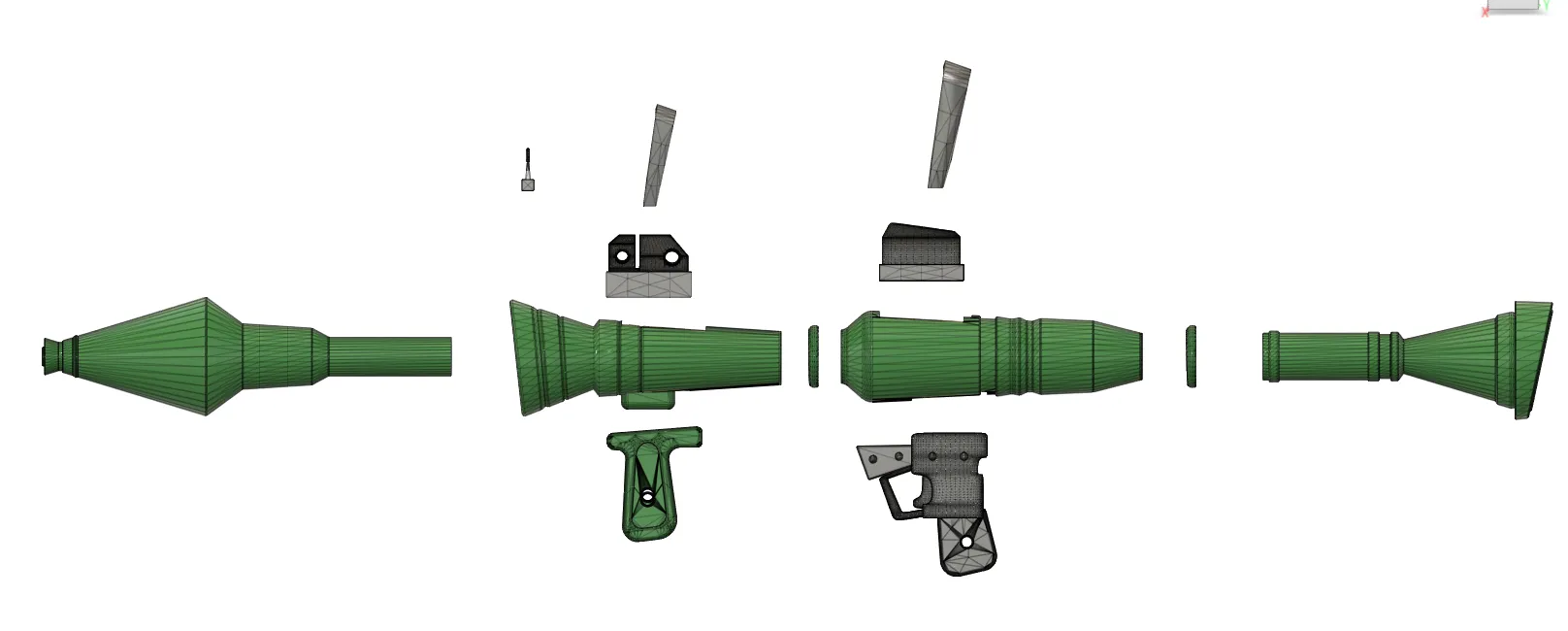Fortnite Style RPG Launcher - Free 3D Print Model - MakerWorld