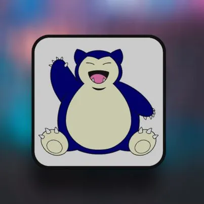 Pokemon - Snorlax - 2D Wallart by Love Prints - MakerWorld