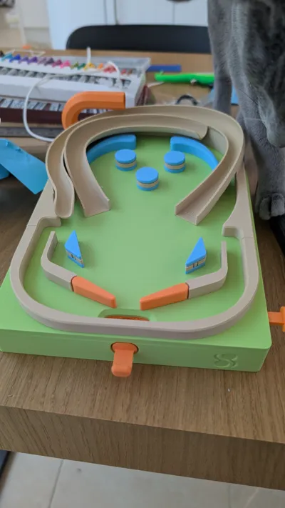 Infinite Loops Pinball Machine by BogdanS MakerWorld: Download Free 3D Models