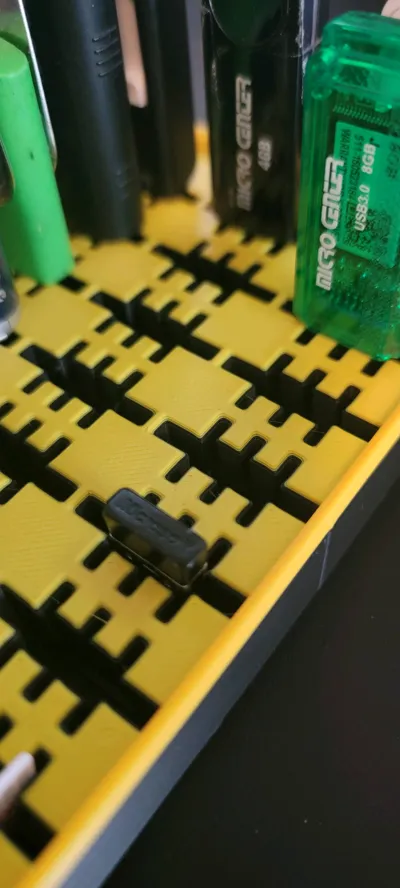 gridfinity usb (micro) sd storage combination - Free 3D Print Model ...