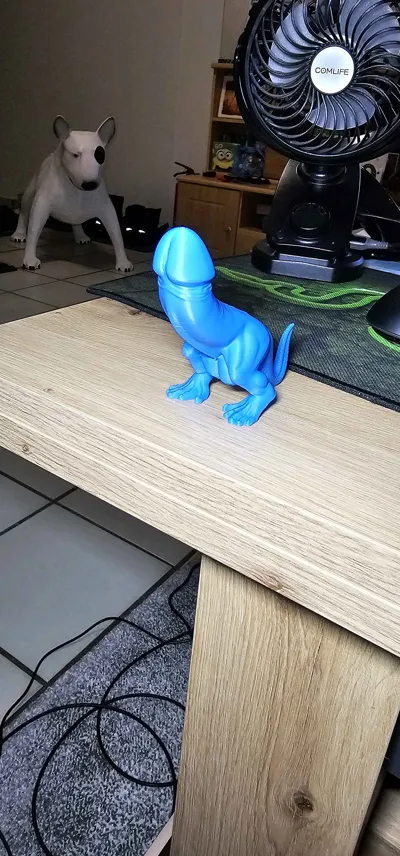 Chujozaurus CJ Rex also known as Dickosaurus Dino dick - Free 3D Print ...