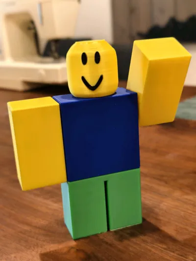 Noob | Moveable Roblox Character Figurine (NO AMS) by Mike.stl ...