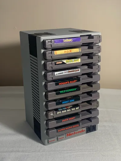 NES Cartridge Display V2 - Free 3D Print Model - MakerWorld