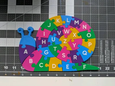 Alphabet Snail by Martin Kozak MakerWorld: Download Free 3D Models