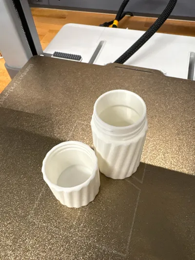 Cotton swab travel container, elegantly designed case by practical3D MakerWorld: Download Free ...