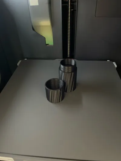 Cotton swab travel container, elegantly designed case by practical3D MakerWorld: Download Free ...