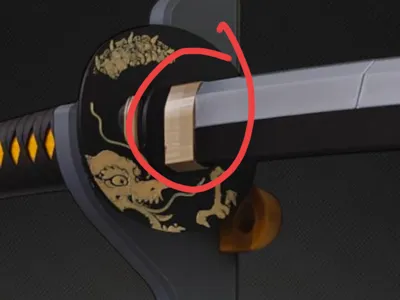 [FullBlade] Japanese sword Uchigatana - Free 3D Print Model - MakerWorld