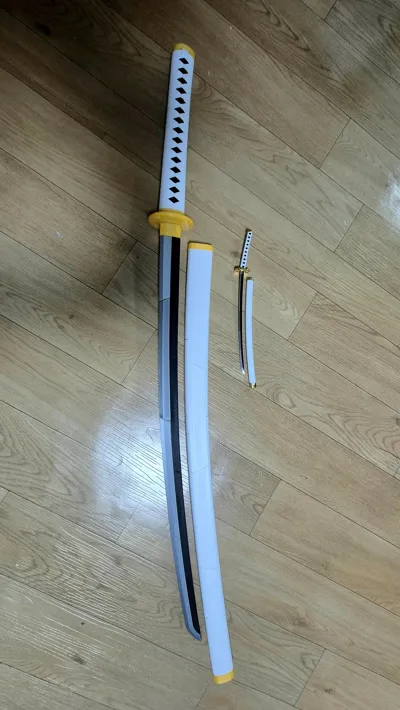 [FullBlade] Japanese sword Uchigatana - Free 3D Print Model - MakerWorld