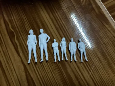 Architectural Scale Figures / People by naregj91 MakerWorld: Download ...