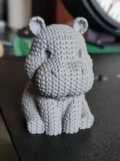 Knitted Hippo by Smoggy3D MakerWorld: Download Free 3D Models