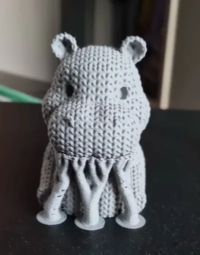 Knitted Hippo by Smoggy3D MakerWorld: Download Free 3D Models
