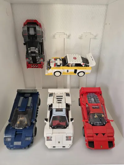 LEGOs Speed Champions Display Stands - Free 3D Print Model - MakerWorld